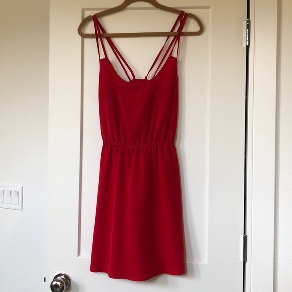 Forever 21 | Dresses | Bogo Nwt Red Dress With Strappy Back | Poshmark